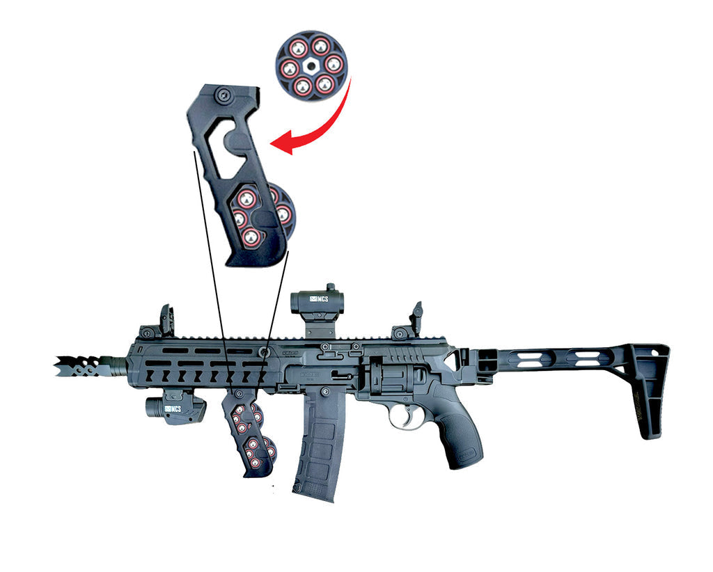 TR50 Vertical Grip HDR 50 Magazine Clip Holder – Modern Combat Sports